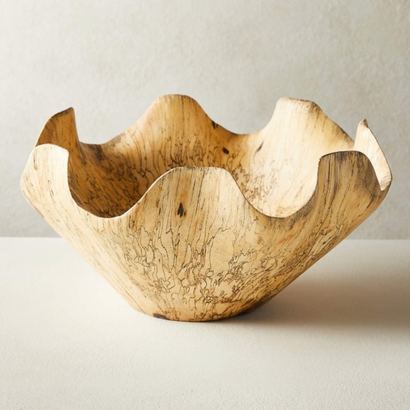 CB2 | Accents | Cb2 Bloom Tamarind Wood Bowl | Poshmark